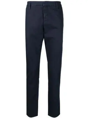 DONDUP Mid-rise Slim-cut Chinos - Blue