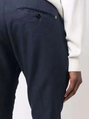 DONDUP Mid-rise Slim-cut Chinos - Blue