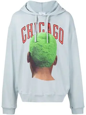 IH NOM UH NIT Chicago Graphic Hoodie - Blue