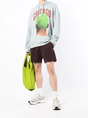 IH NOM UH NIT Chicago Graphic Hoodie - Blue