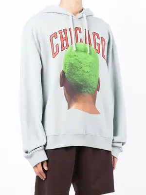 IH NOM UH NIT Chicago Graphic Hoodie - Blue