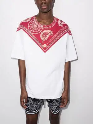 COUNTY OF MILAN Paisley-print Cotton T-shirt