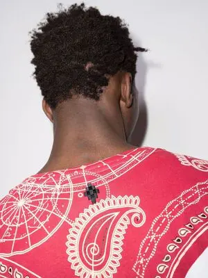 COUNTY OF MILAN Paisley-print Cotton T-shirt