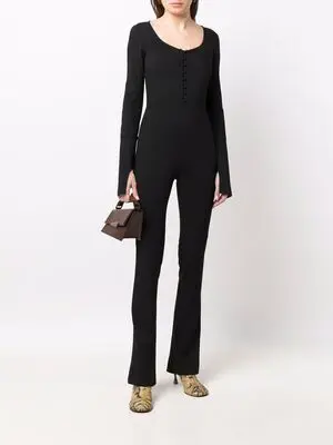 Acne Studios Long-sleeve Twill Jumpsuit