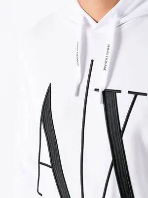 Armani Exchange Embroidered Logo Hoodie