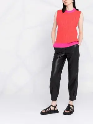 GANNI Embellished Wool-blend Vest