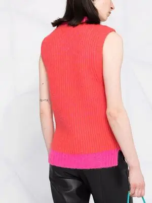 GANNI Embellished Wool-blend Vest