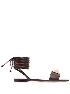 Valentino Garavani Rockstud Gladiator Flat Sandals