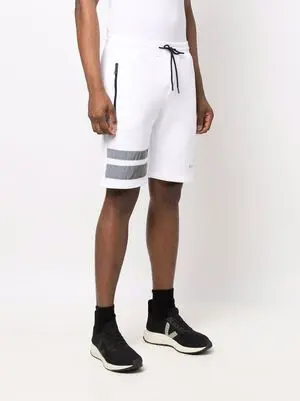 Paul & Shark Cotton Shorts With Shark Print