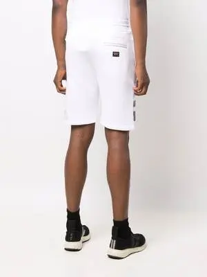 Paul & Shark Cotton Shorts With Shark Print