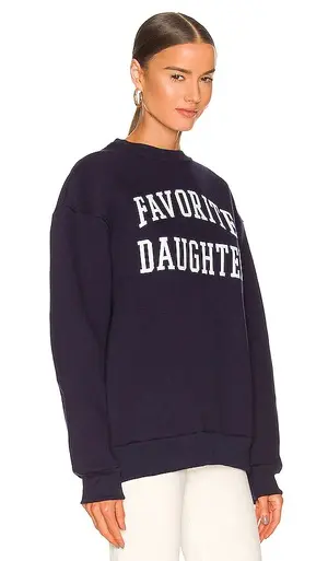 FAVORITE DAUGHTER The Collegiate Sweatshirt - Navy