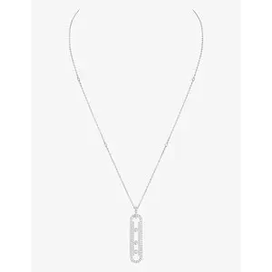 Messika Move 10th Diamond Necklace - White Gold