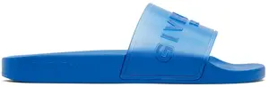Givenchy Givenchy Blue Transparent Slides - 430 Blue