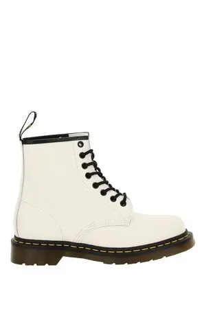 Dr. Martens DR. MARTENS 1460 SMOOTH LACE-UP COMBAT BOOTS - White