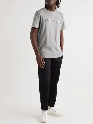 Moncler Logo-print Cotton-jersey T-shirt
