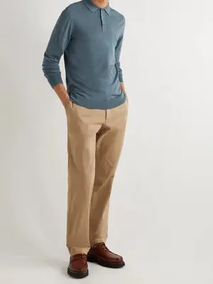 Mr P. Merino Wool Polo Shirt