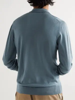 Mr P. Merino Wool Polo Shirt