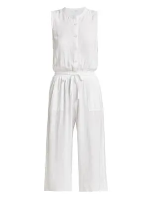 Splendid Women's Theresa Sleeveless Jumpsuit - White  - White