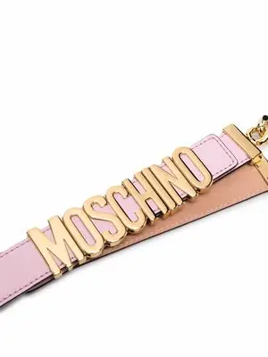 Moschino Chain-link Logo Belt