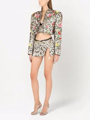 Dolce & Gabbana Embroidered Jacquard Jacket