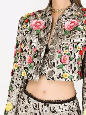 Dolce & Gabbana Embroidered Jacquard Jacket