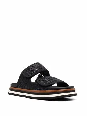 Hogan Touch-strap Flat Sandals