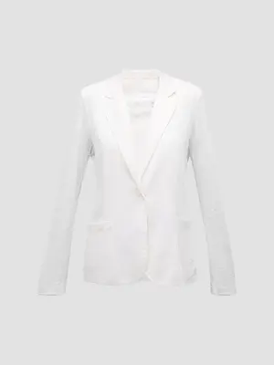 Majestic Filatures Stretch Linen-knit Blazer