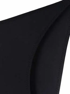 GANNI Side-tie Bikini Bottom - Black