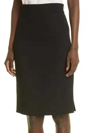 Akris Wool Blend Pencil Skirt