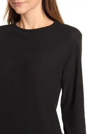 Loveappella Cozy Crewneck Long Sleeve Top