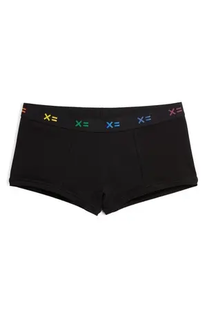 TOMBOYX Boyshorts - Black X Rainbow