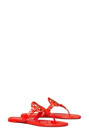 Tory Burch Miller Thong Sandal Blazing Red