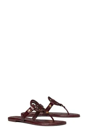 Tory Burch Miller Thong Sandal - Bordo