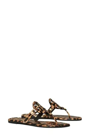 Tory Burch Miller Thong Sandal - Classic Leopard