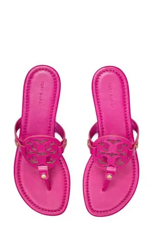 Tory Burch Miller Thong Sandal Fuschia Pink