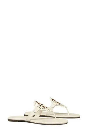Tory Burch Miller Thong Sandal New Ivory