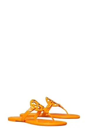 Tory Burch Miller Thong Sandal Orange Citrus