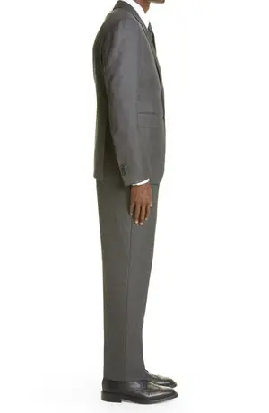 Thom Browne Classic Fit Wool Suit - Dark Grey