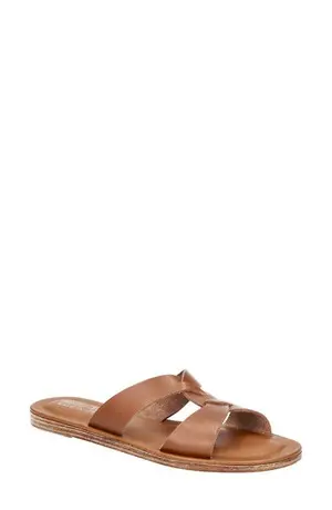 BELLA VITA Slide Sandal Whiskey