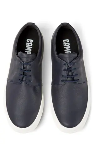 Camper Chasis Leather Sneaker - Navy