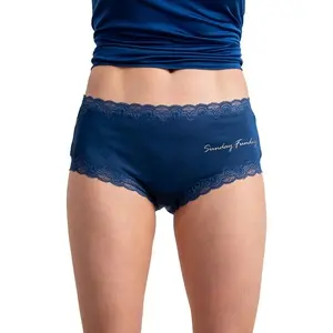 Uwila Warrior Days Of The Week Silk Briefs - Estate Blue