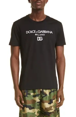 Dolce & Gabbana Dg Embroidered T-shirt Nero