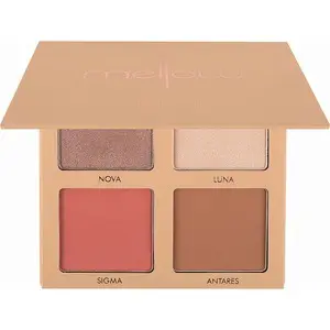 MELLOW COSMETICS Stardust Glow Face Palette - Medium To Dark