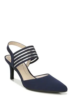 LIFESTRIDE Sanya Pointy-toe Pump - True Navy