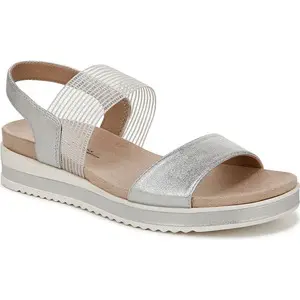LIFESTRIDE Zing Slingback Sandal - Silver