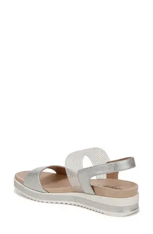 LIFESTRIDE Zing Slingback Sandal - Silver