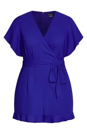City Chic Frill Love Romper
