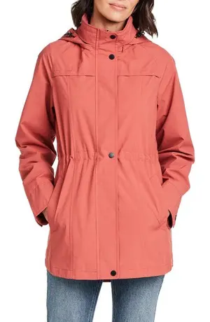 Gallery Water Resistant Packable Jacket - Cinnamon
