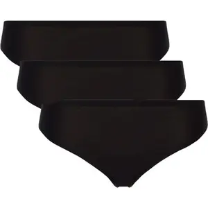Chantelle 3-pack Soft Stretch Thongs - Black