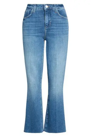 L'AGENCE Kendra High-rise Cropped Flare Jeans - Salinas